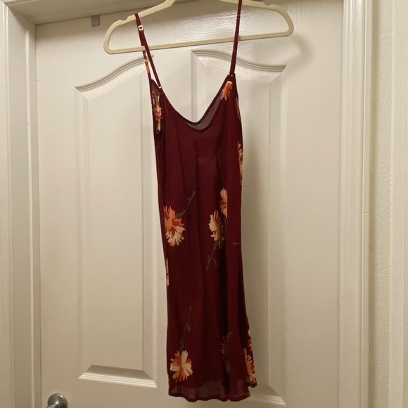 Reformation | Dresses | Reformation Red Floral Dress | Poshmark